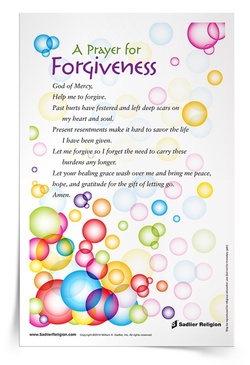 A Prayer for Forgiveness Prayer Card | Sadlier Religion